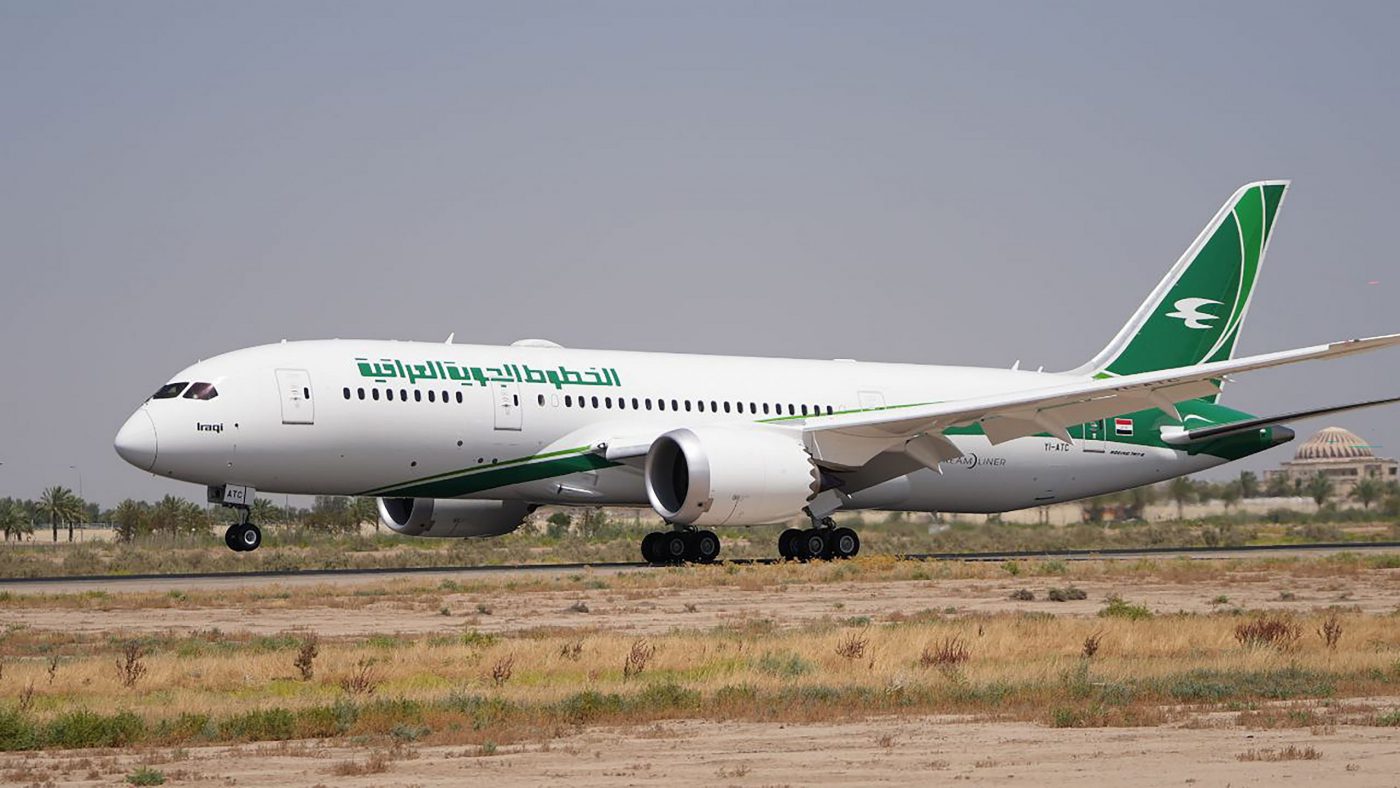 Iraqi Airways welcomes its first Boeing 787 Dreamliner - Arabia Travel News