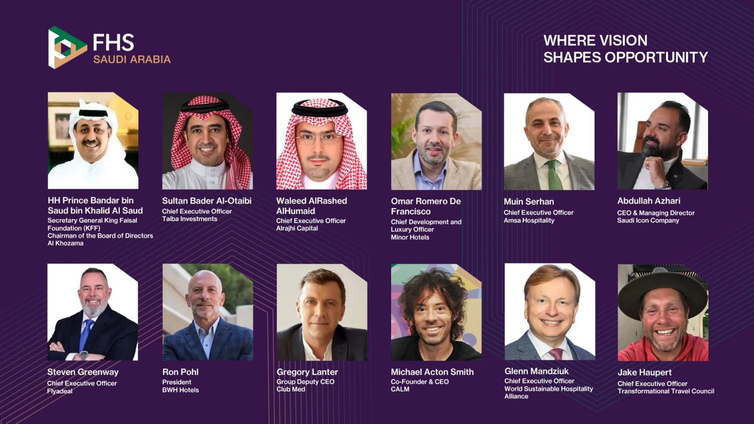 First speakers announced for Future Hospitality Summit Saudi Arabia ...